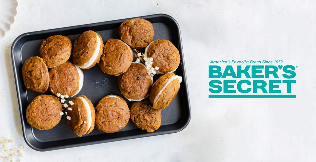 Bakers Secret Logo Baker's Secret Nonstick Carbon Steel Muffin Pan, 12