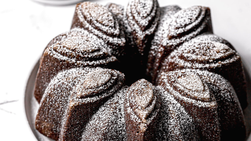 Gingerbread Fluted Tube Cake
